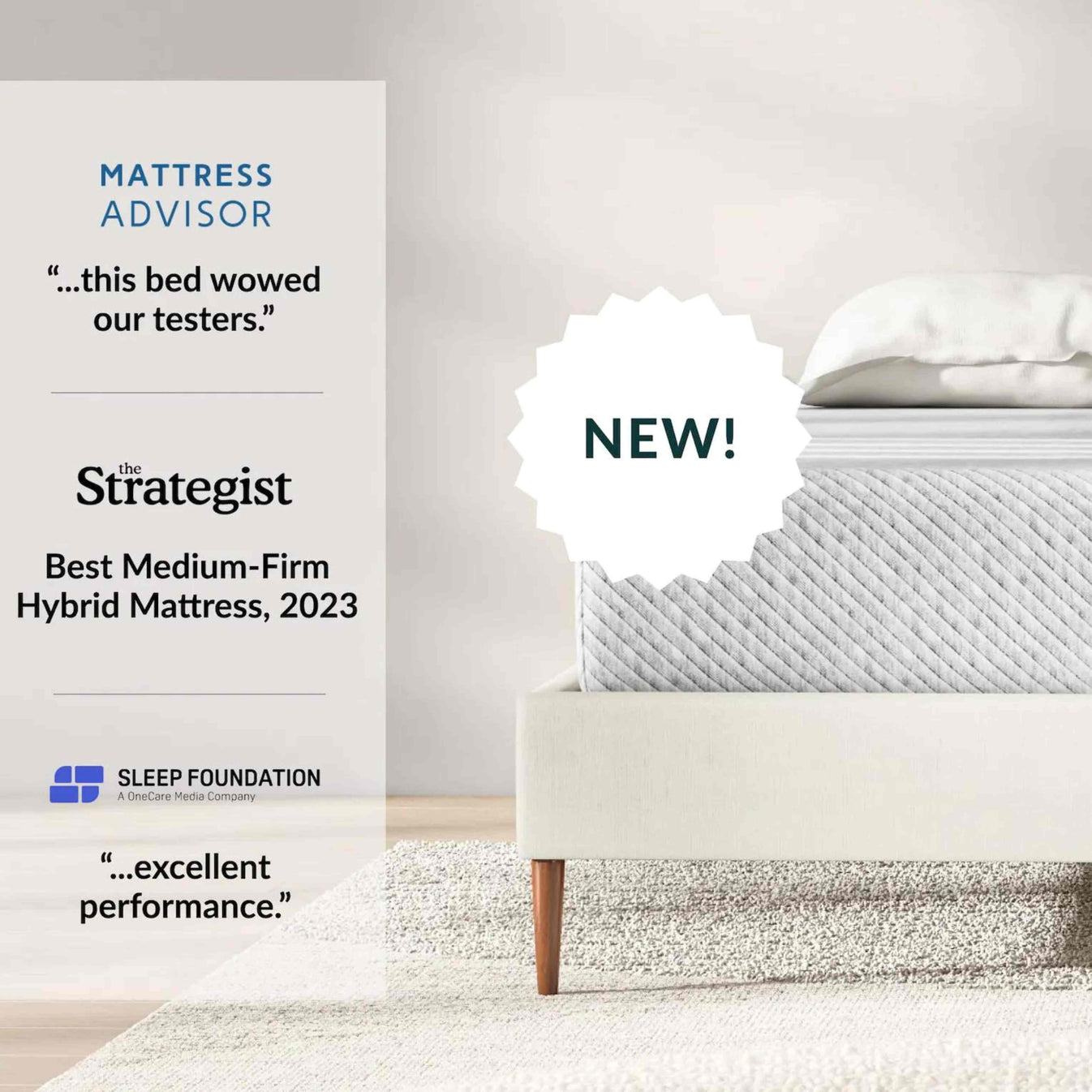 Leesa Hybrid Mattress - Elevate Sleep Comfort